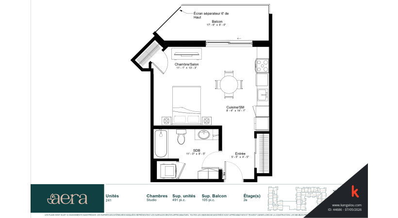 Condo à louer - 2 ½ Mont-Saint-Hilaire 433 Boulevard Sir-Wilfrid ...